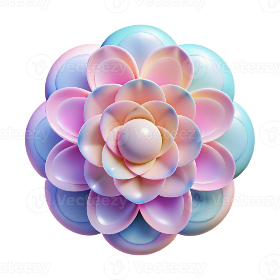 Vibrant Artistic A Kaleidoscope Of Overlapping Translucent Circles In Pastel Shades With A