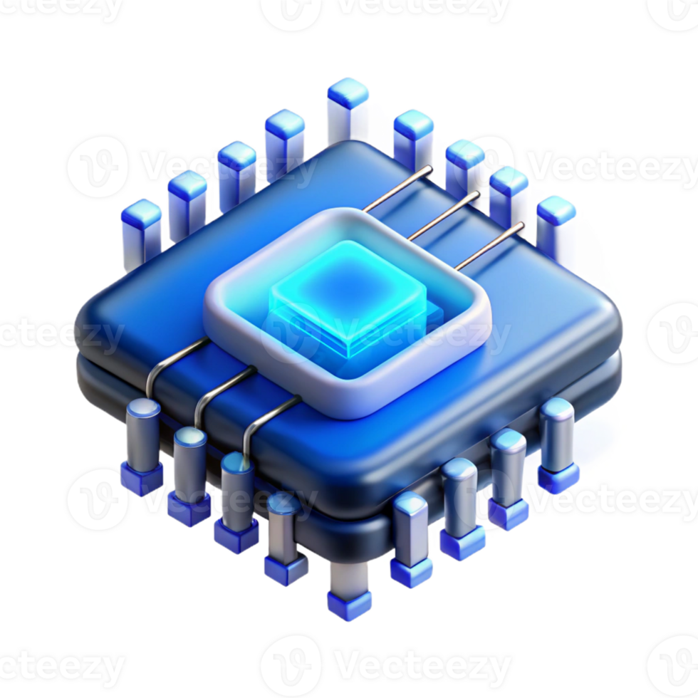 Dramatic Minimalist A Microchip With Intricate Circuitry Visible Illuminated By A Scanning