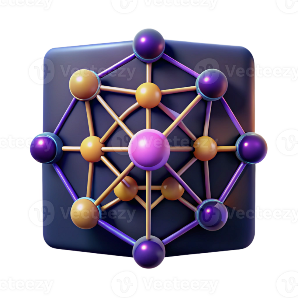 stunning contemporary A stylized representation of a neural network ...