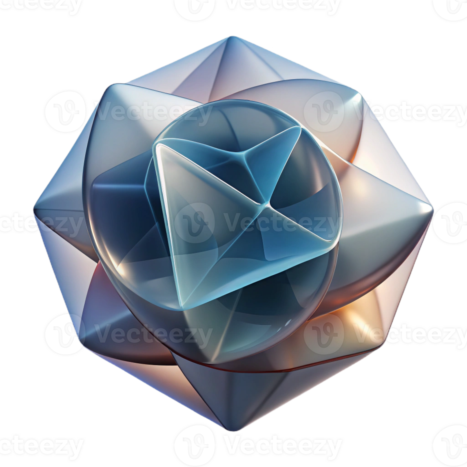 magnificent artistic A series of overlapping, translucent, geometric shapes, creating a sense of ...