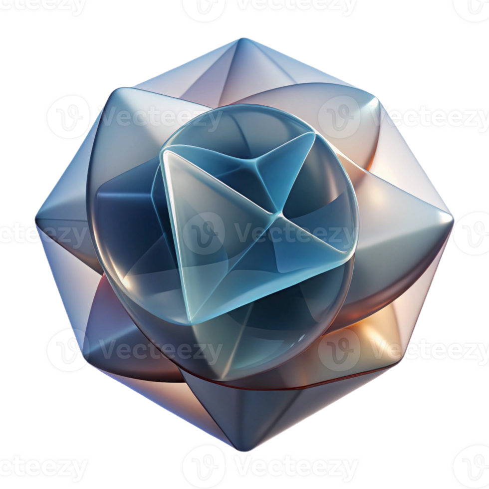 Magnificent Artistic A Series Of Overlapping Translucent Geometric Shapes Creating A Sense Of