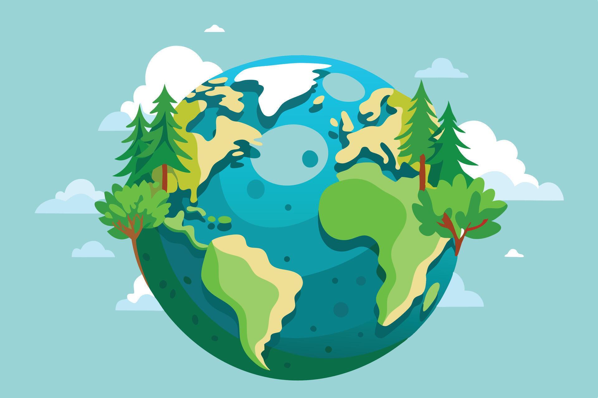 Earth Day Concept10 59063495 Vector Art at Vecteezy