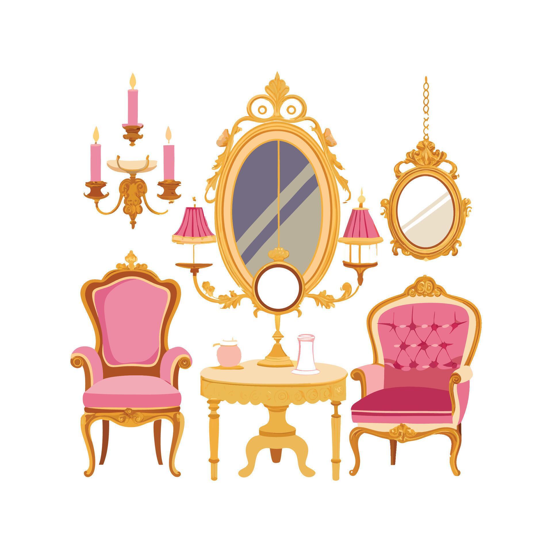 Unique Icons for Parisian Interior Style 59088098 Vector Art at Vecteezy