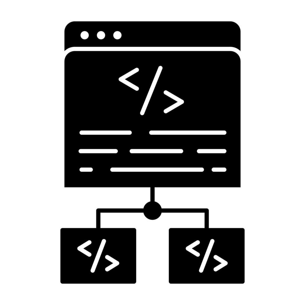 Trendy solid vectors of web coding graphics 59090051 Vector Art at Vecteezy