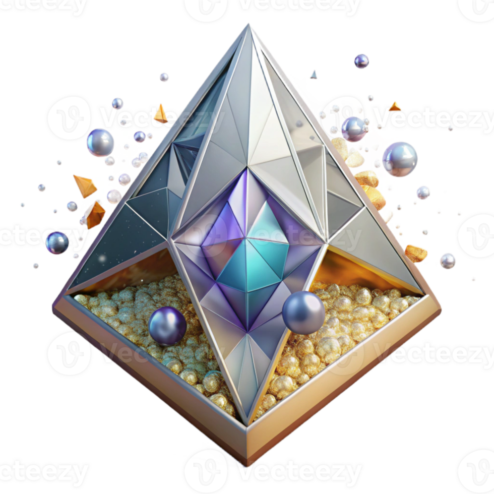 Magnificent Abstract Triangle Mosaic Background Isolated Colorful Art For Print 59104230 Png