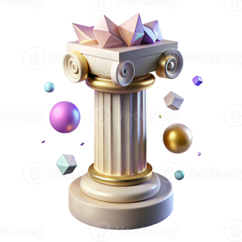 magnificent classic Tuscan Column Isolated Roman Architecture Detail detailed 59104835 PNG