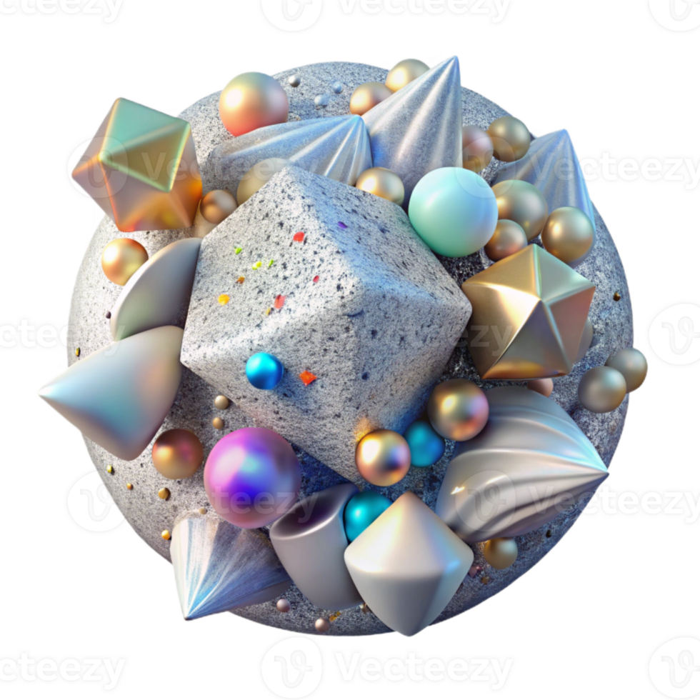 vibrant creative Abstract Impressionist Texture Isolated for Artists detailed 59106346 PNG