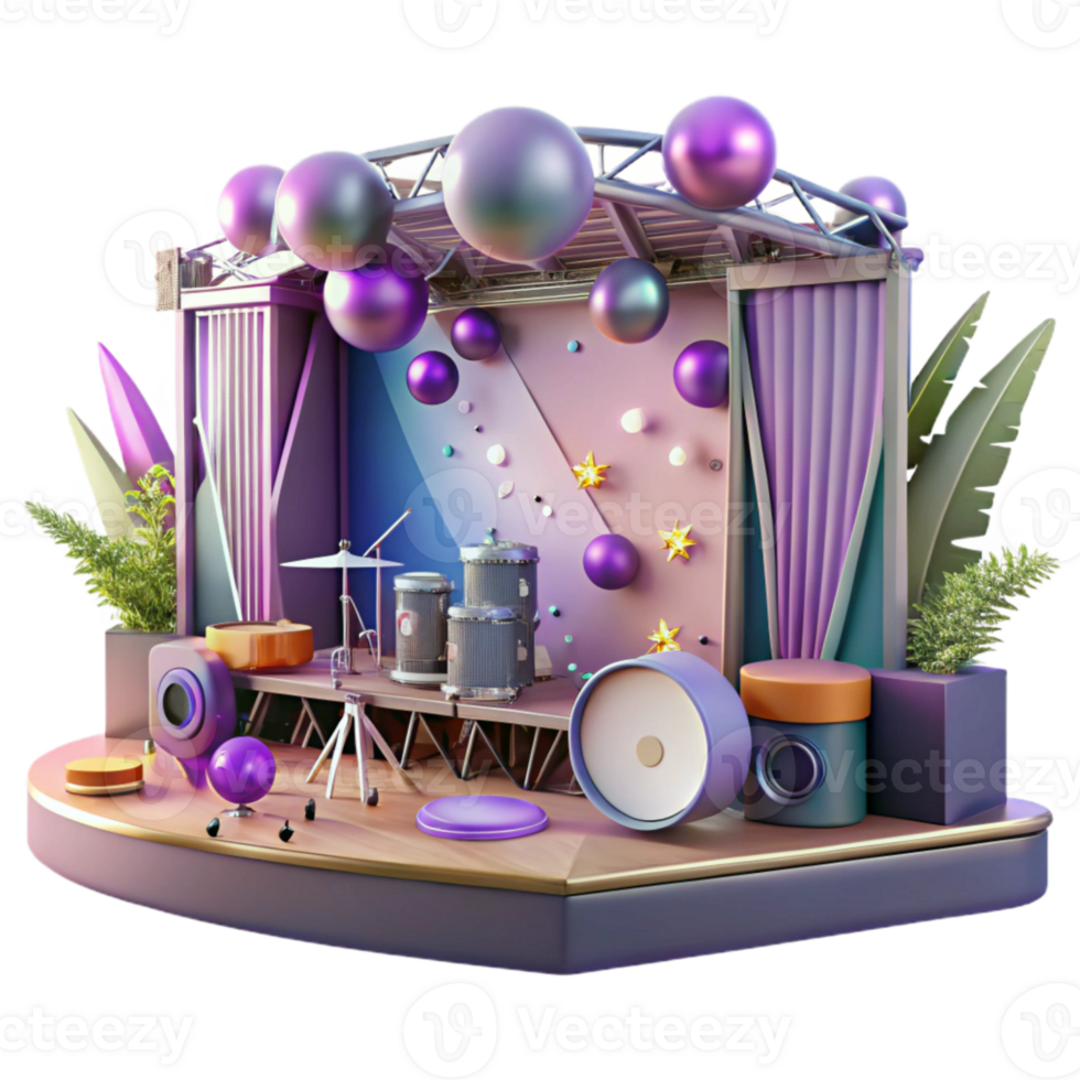 wonderful creative Concert Stage with Stage Manager Desk Isolated for ... wonderful creative Concert Stage with Stage Manager Desk Isolated for ...
