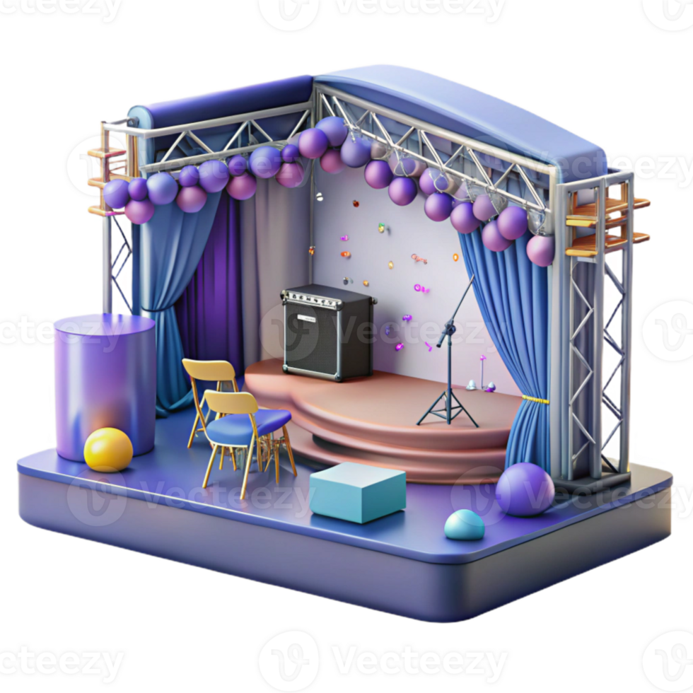 wonderful minimalist Concert Stage with Stage Manager Desk Isolated for ... wonderful minimalist Concert Stage with Stage Manager Desk Isolated for ...