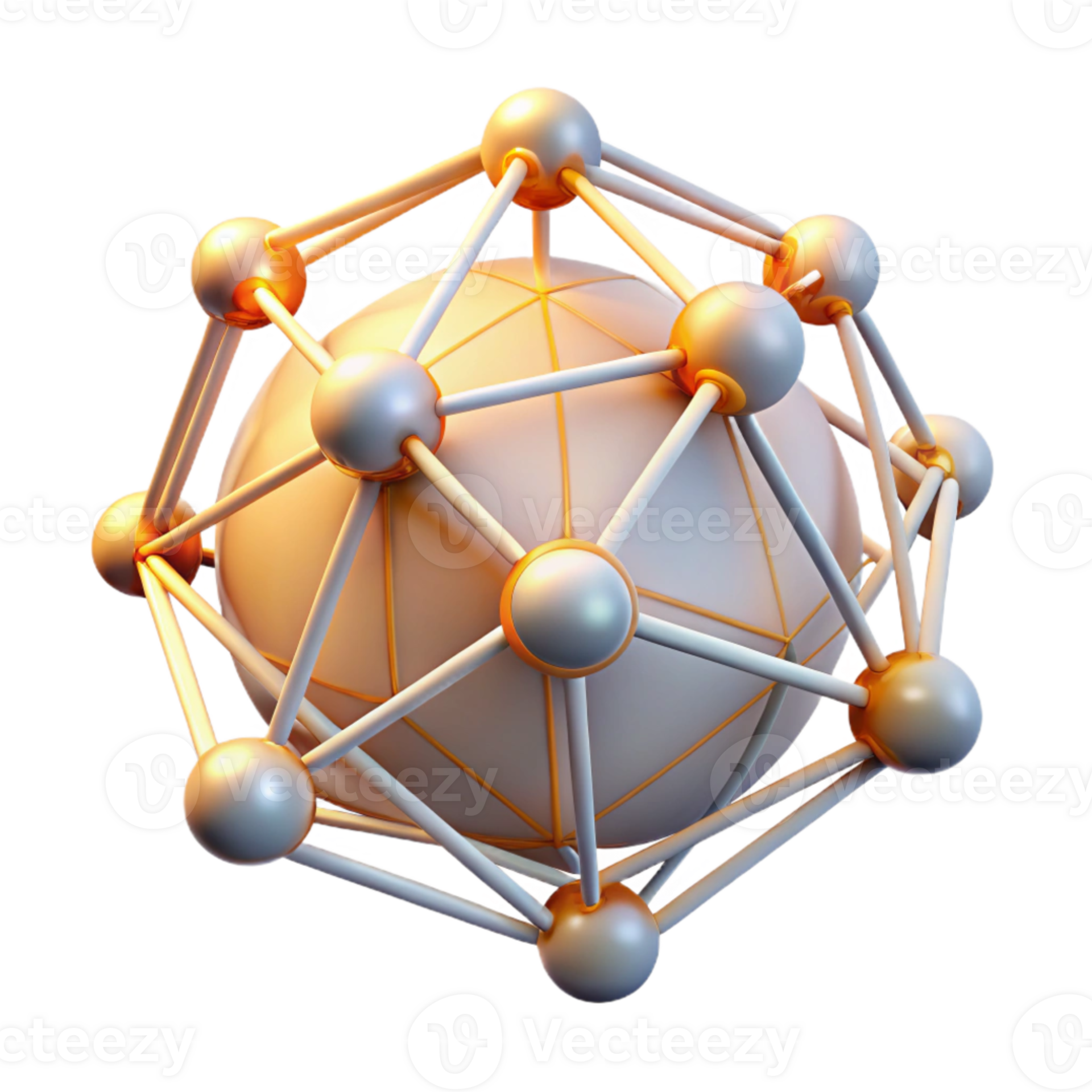 serene vintage A stylized representation of the internet, a network of interconnected nodes and ...