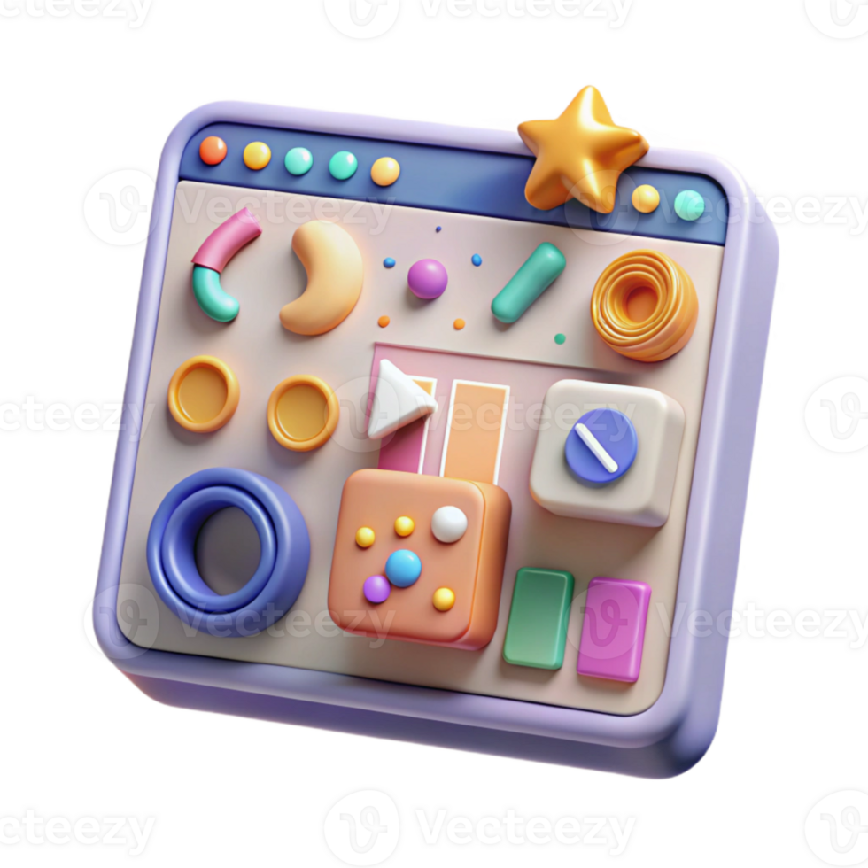 Extraordinary Classic Dashboard Interface Ui Elements Cutout For Web