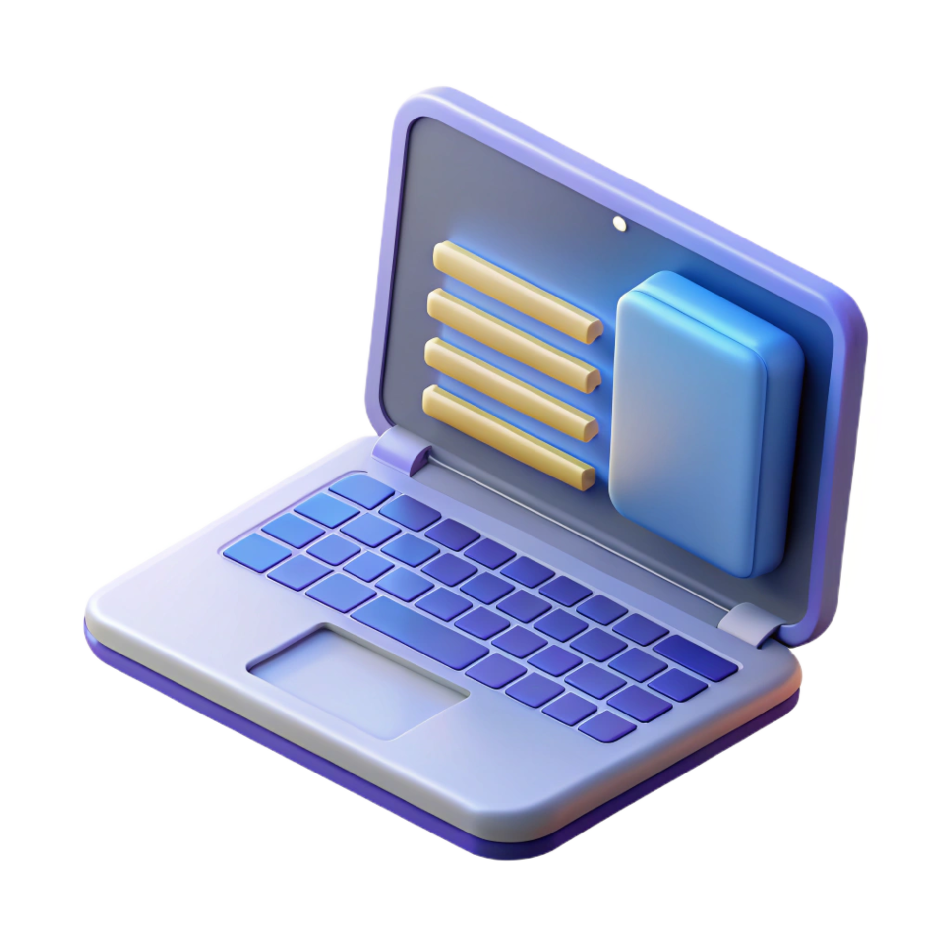 vibrant traditional Laptop computer open displaying coding interface ...