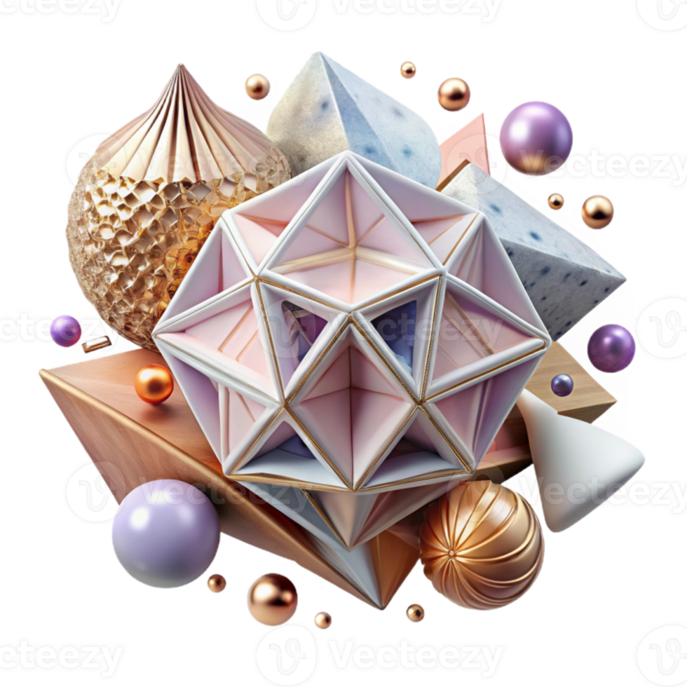 Magnificent Artistic Geometric Pattern Isolated For Web Design Exclusive 59132499 Png