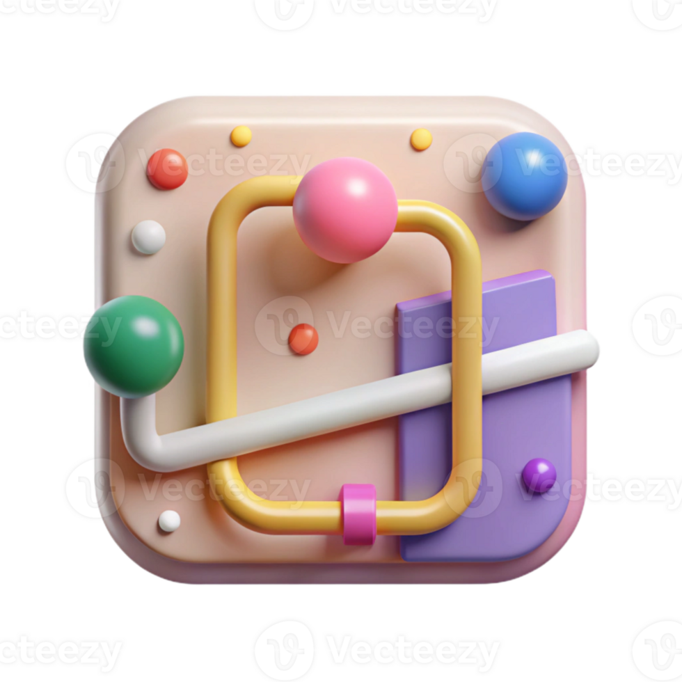 Impressive Modern Minimalist Subway Map Graphic Isolated For Mobile Apps Detailed 59144189 Png