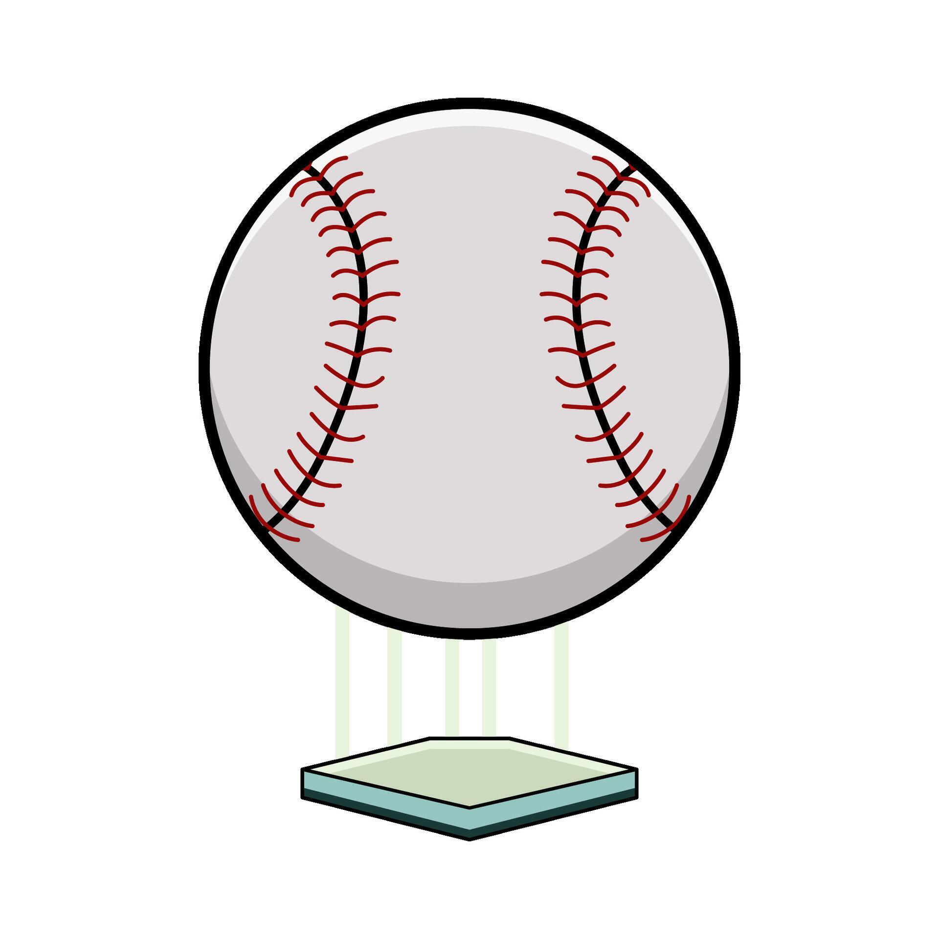 Baseball Second Base 59152291 Vector Art at Vecteezy