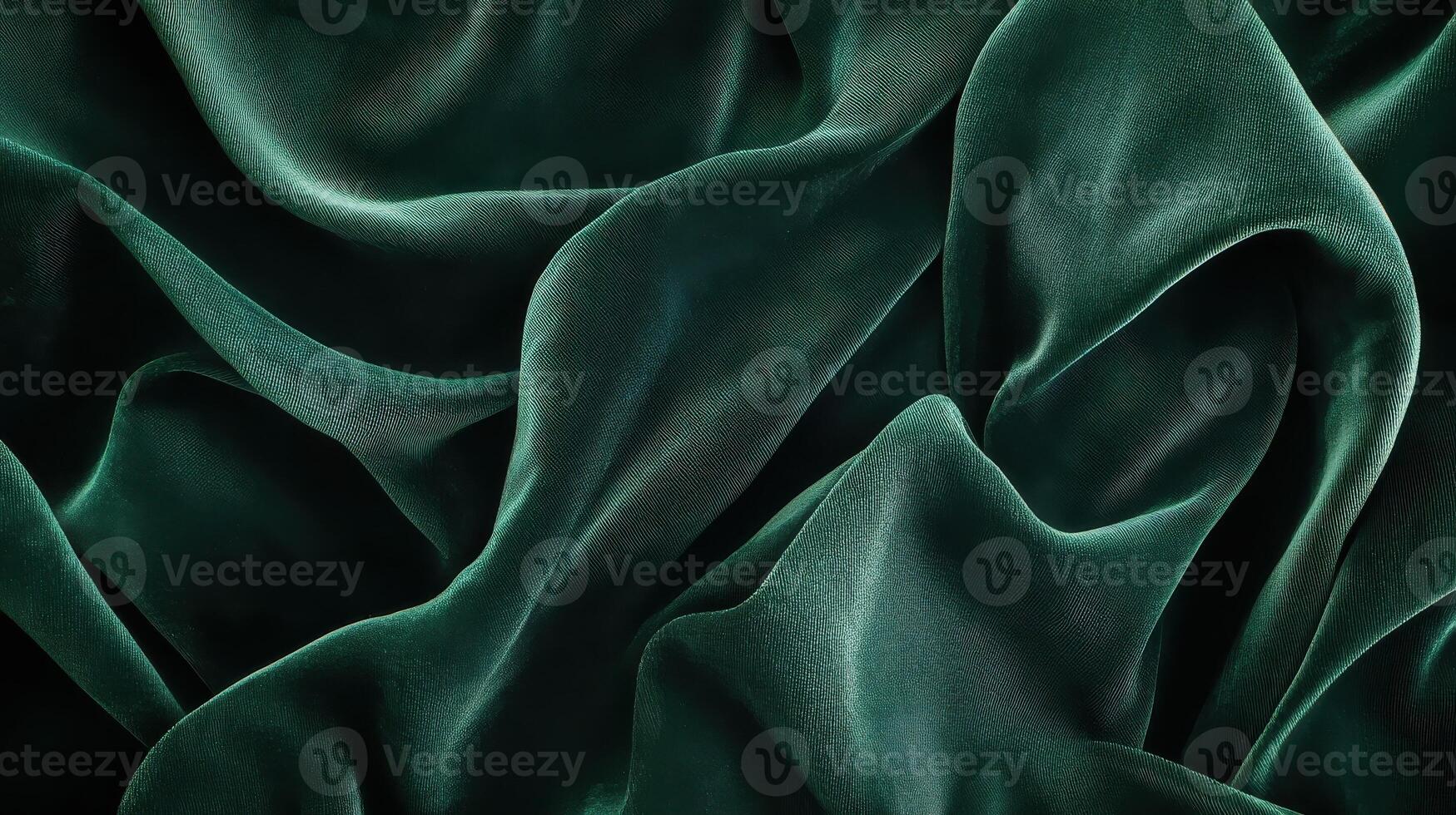 Luxurious emerald green silk fabric with smooth flowing folds and rich texture 59156973 Stock ...