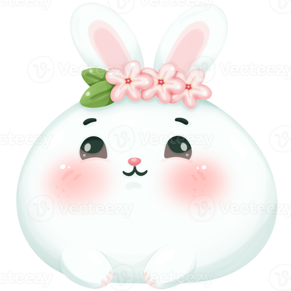 fat cute bunny 59157785 PNG