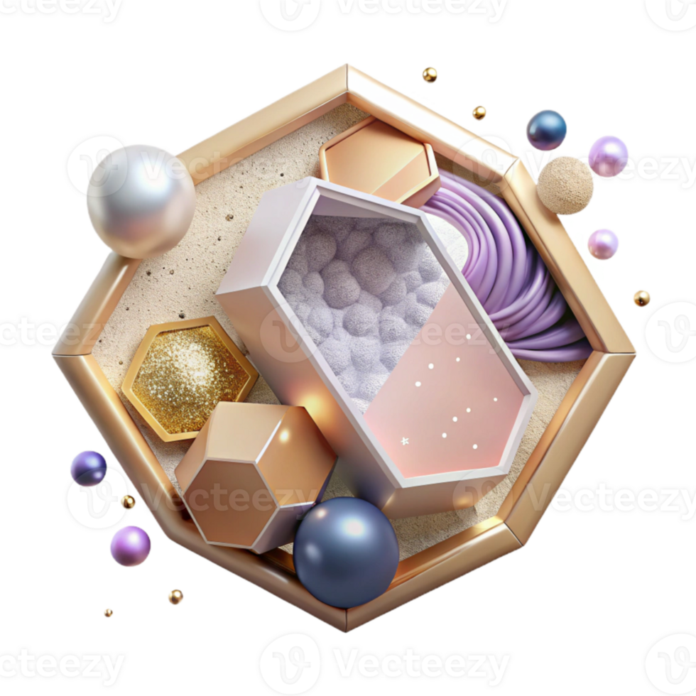 wonderful artistic Hexagon Design Transparent Overlay for Graphic ...