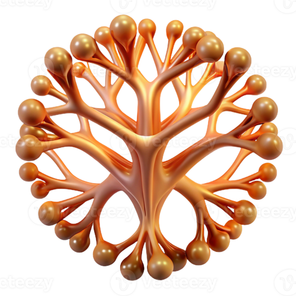 Elegant Abstract A Network Of Branching Fractal Patterns In Warm Earth