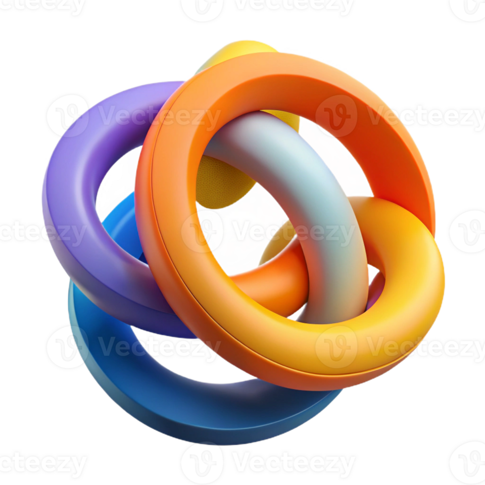 vibrant rustic A dynamic composition of intersecting circles and arcs, in bold, contrasting ...