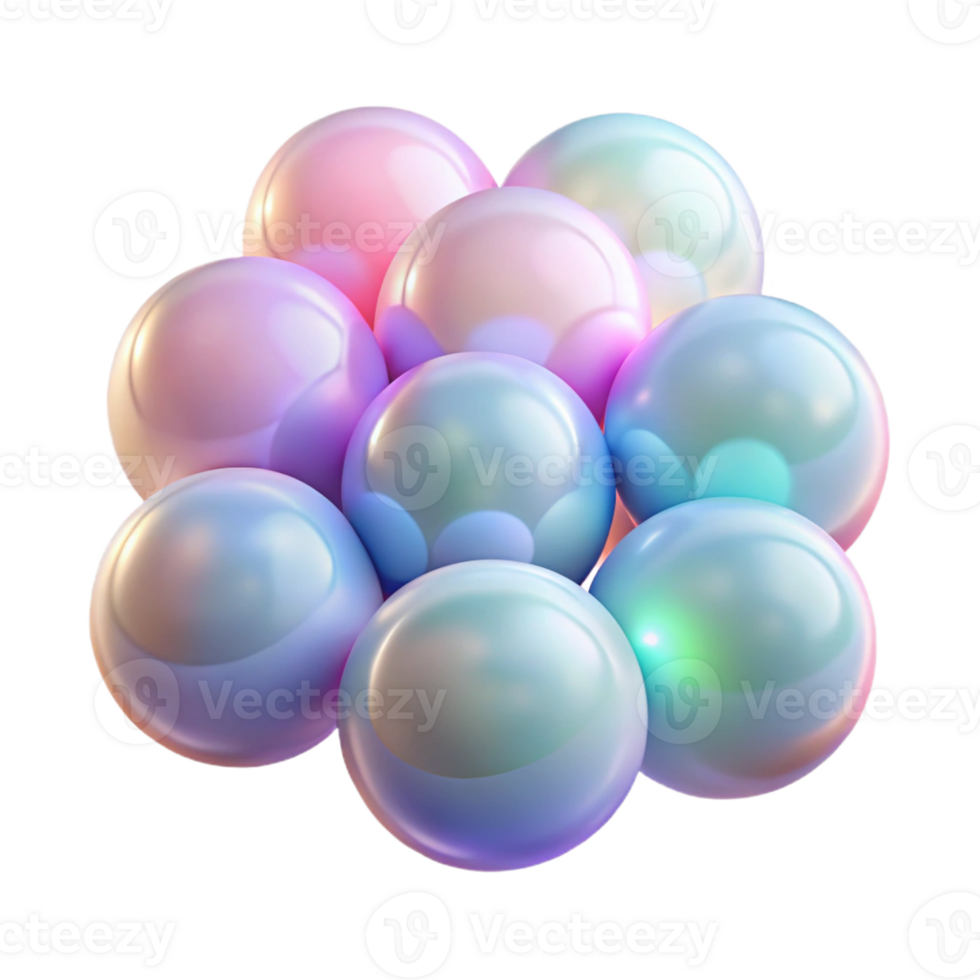 Dramatic Traditional A Field Of Overlapping Translucent Orbs In Pastel Hues Gently Pulsating