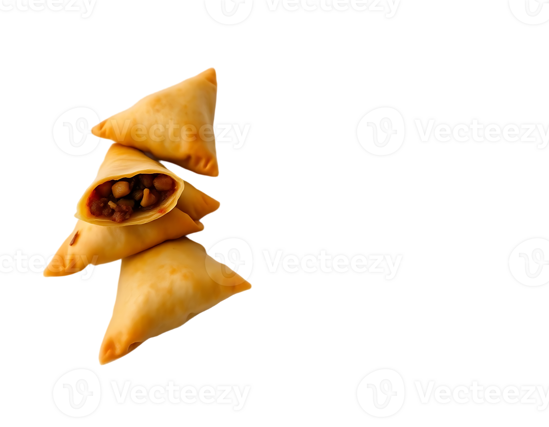 Pile of Delicious Samosas with a Transparent Background 59218240 PNG