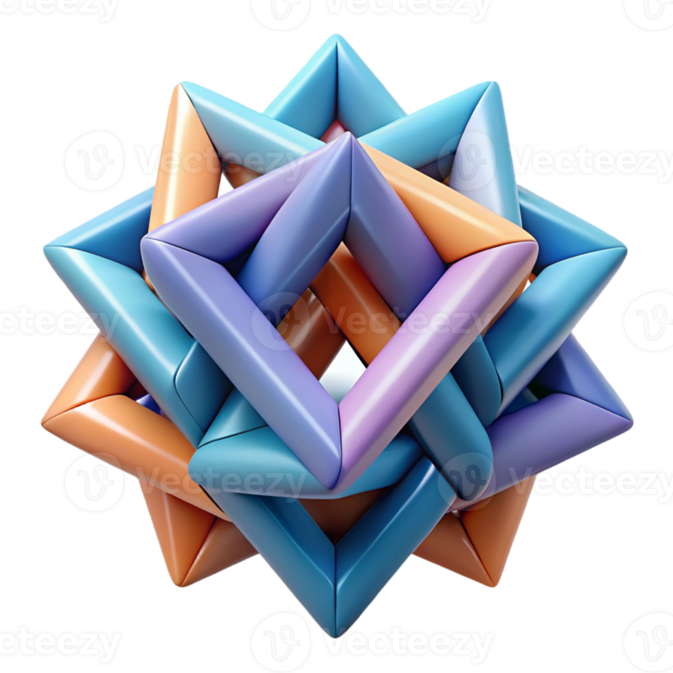 magnificent rustic Interlocking, geometric shapes in contrasting colors ...