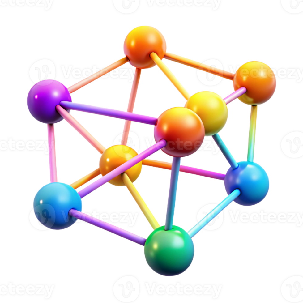 Magnificent Classic A Network Of Interconnected Nodes Pulsating With Data Vibrant Gradient