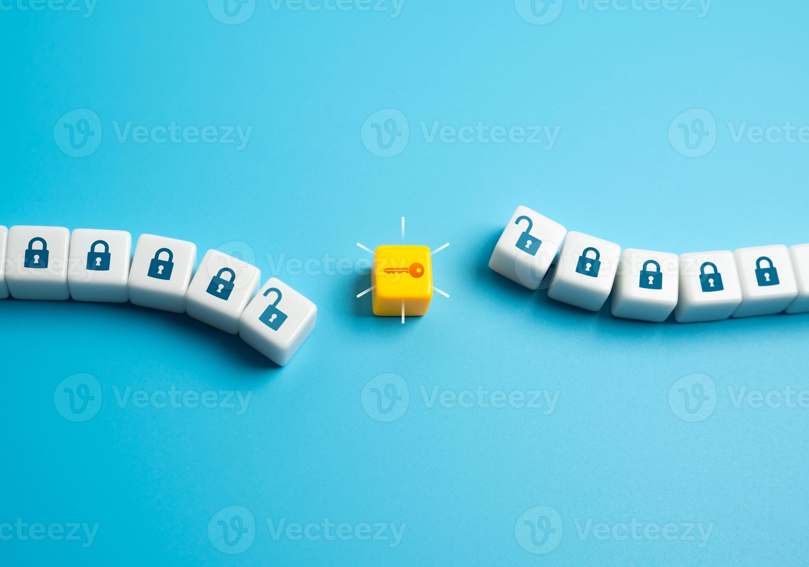 A key that opens a chain of locks and restrictions. The concept of ...