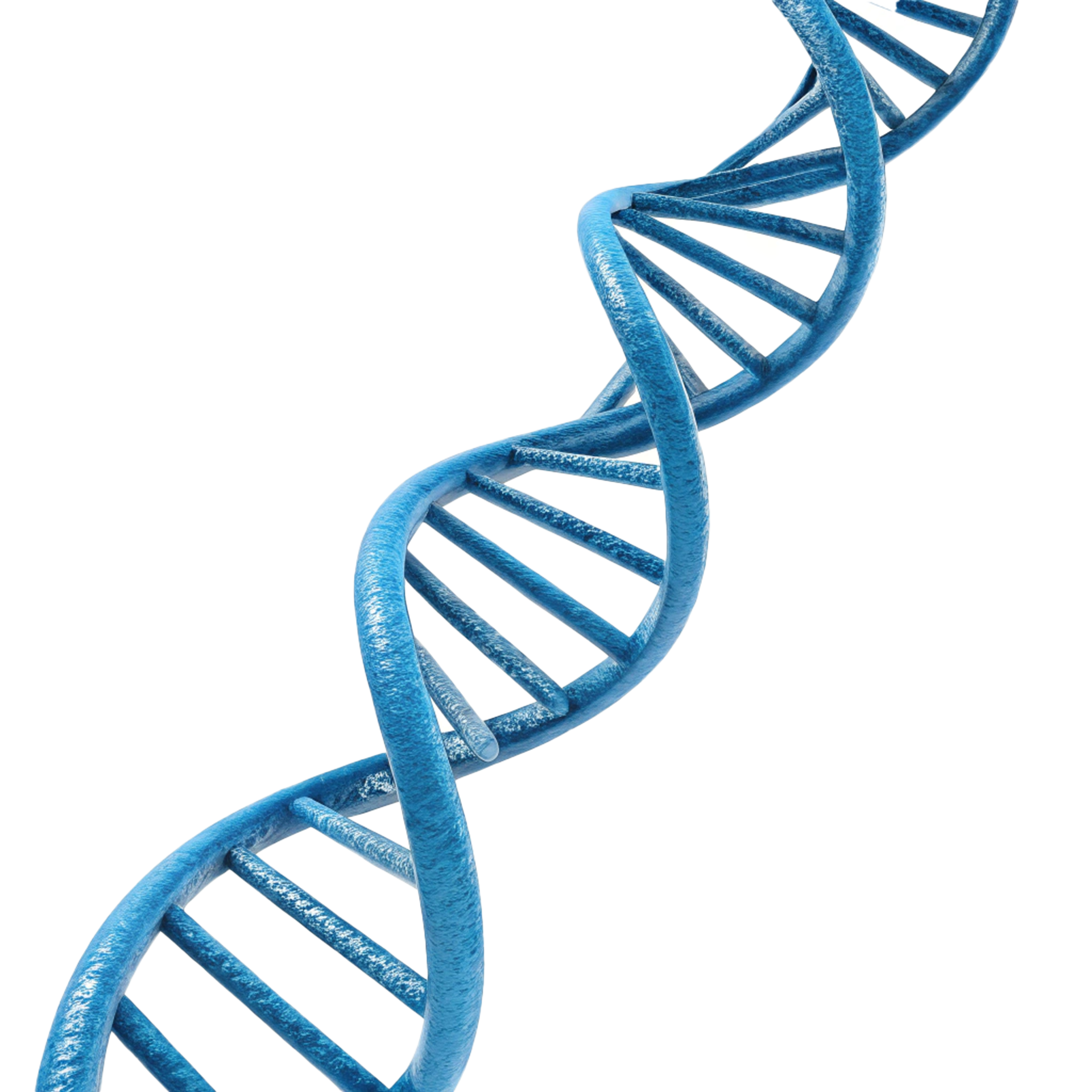 Realistic 3d blue DNA helix sequence element 59246847 PNG