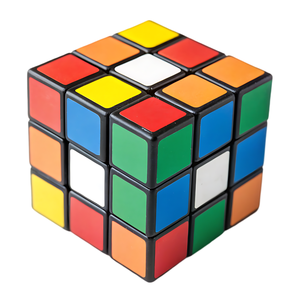Colorful Rubik's Cube, partially solved. 59254008 PNG Colorful Rubik's Cube, partially solved. 59254008 PNG