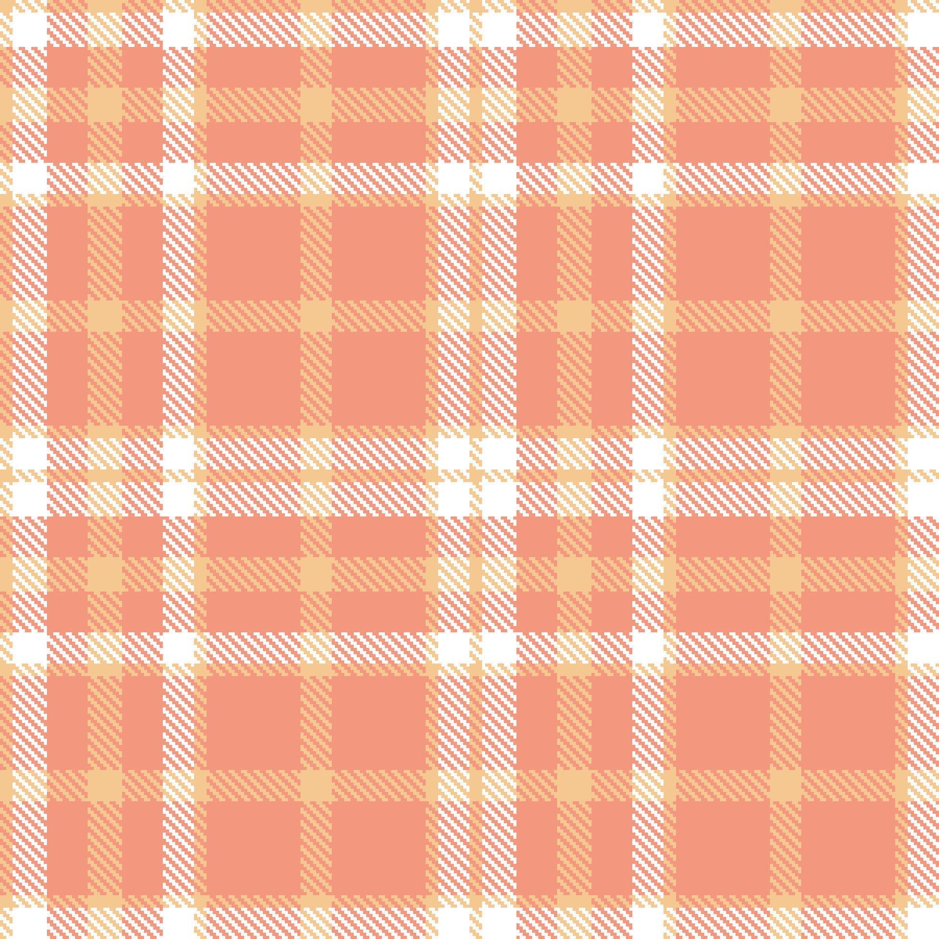 Neon Very Light Brown Seamless Tartan with Warm Peachy Pink accents Textile Design 59261057 ...