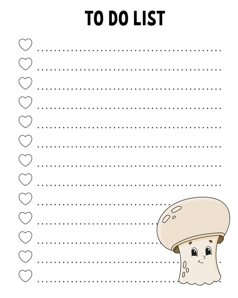 a hacer lista modelo con linda seta 59270032 Vector en Vecteezy