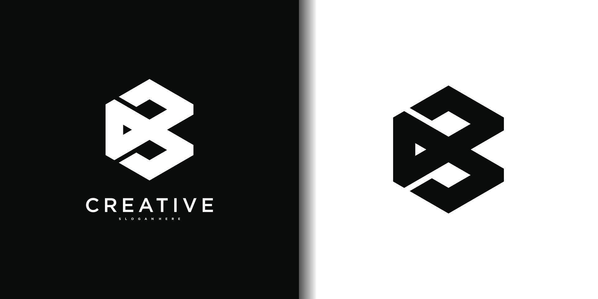 Abstract initial letter B logo design template 59280131 Vector Art at Vecteezy