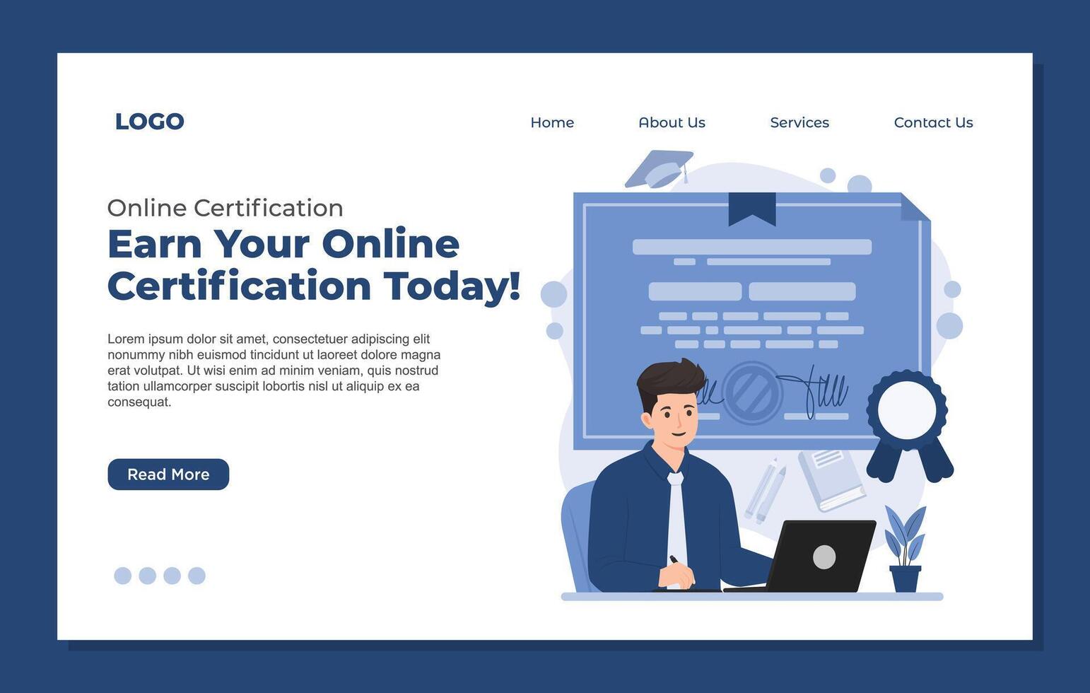 online course certification E-learning and Online Education landing ...