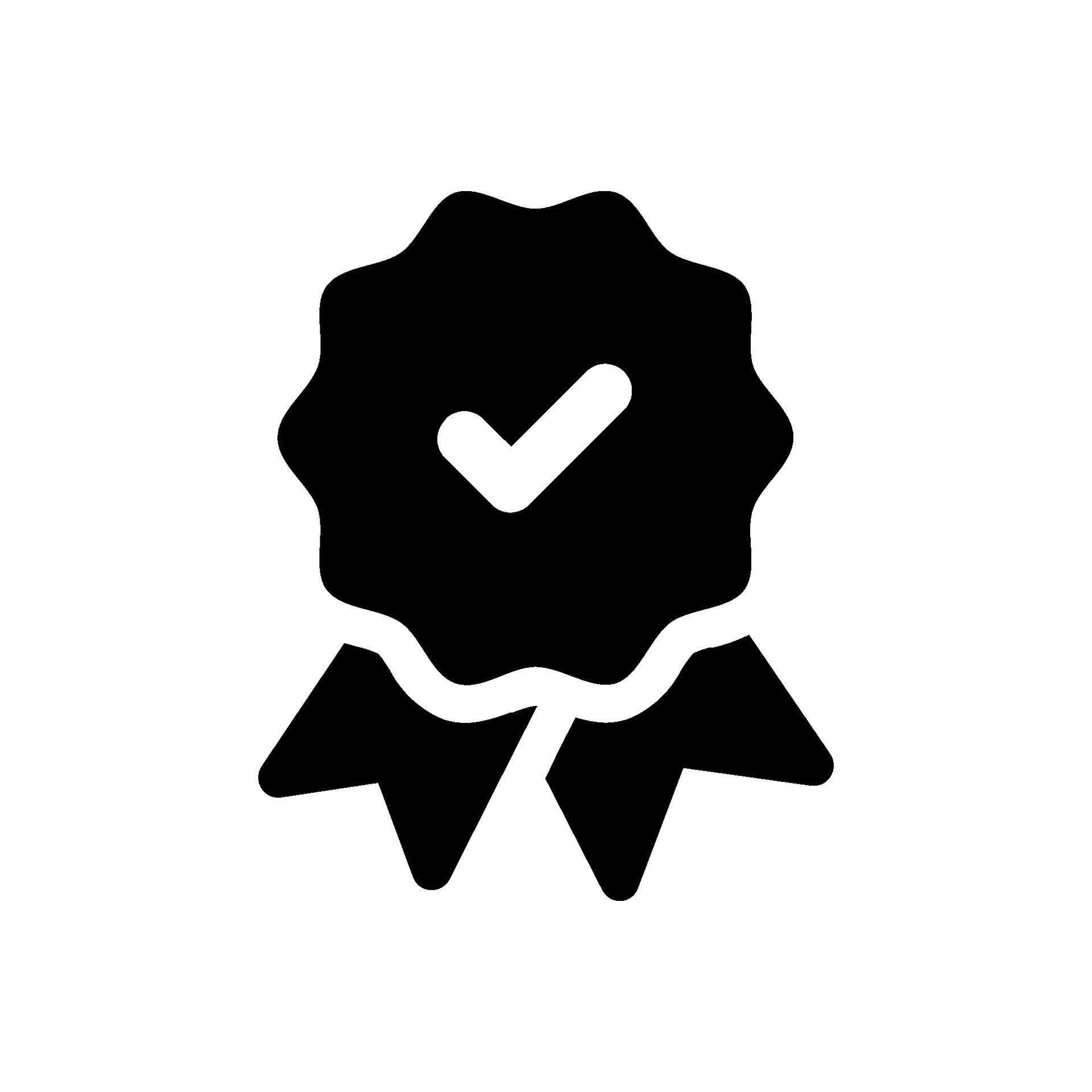 Quality icon, award to winner, medal for professional, line symbol. Assurance sign, premium ...