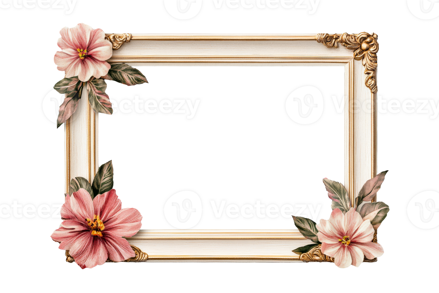 Ornate floral frame with blank space, elegant design, cut out ... Ornate floral frame with blank space, elegant design, cut out ...