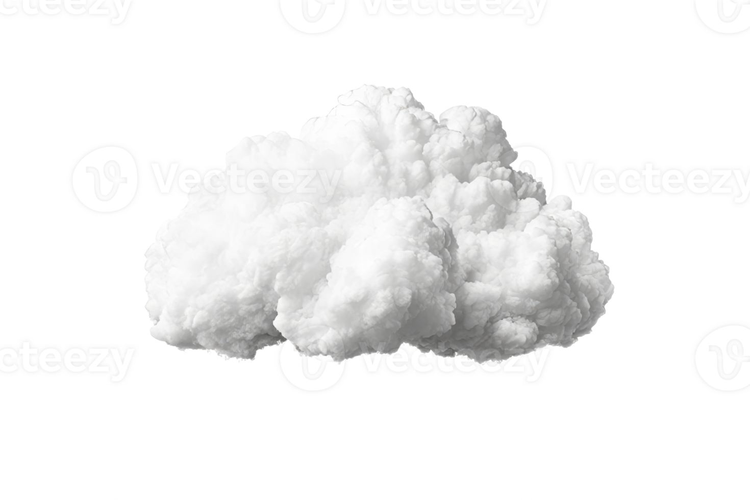 Fluffy white cloud on black background, cut out transparent 59312378 PNG