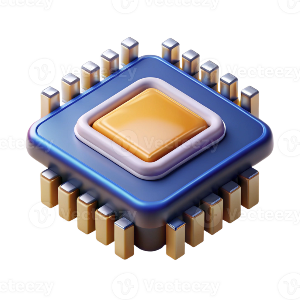 Stunning Modern A Single Isolated Microchip With Intricate Circuitry