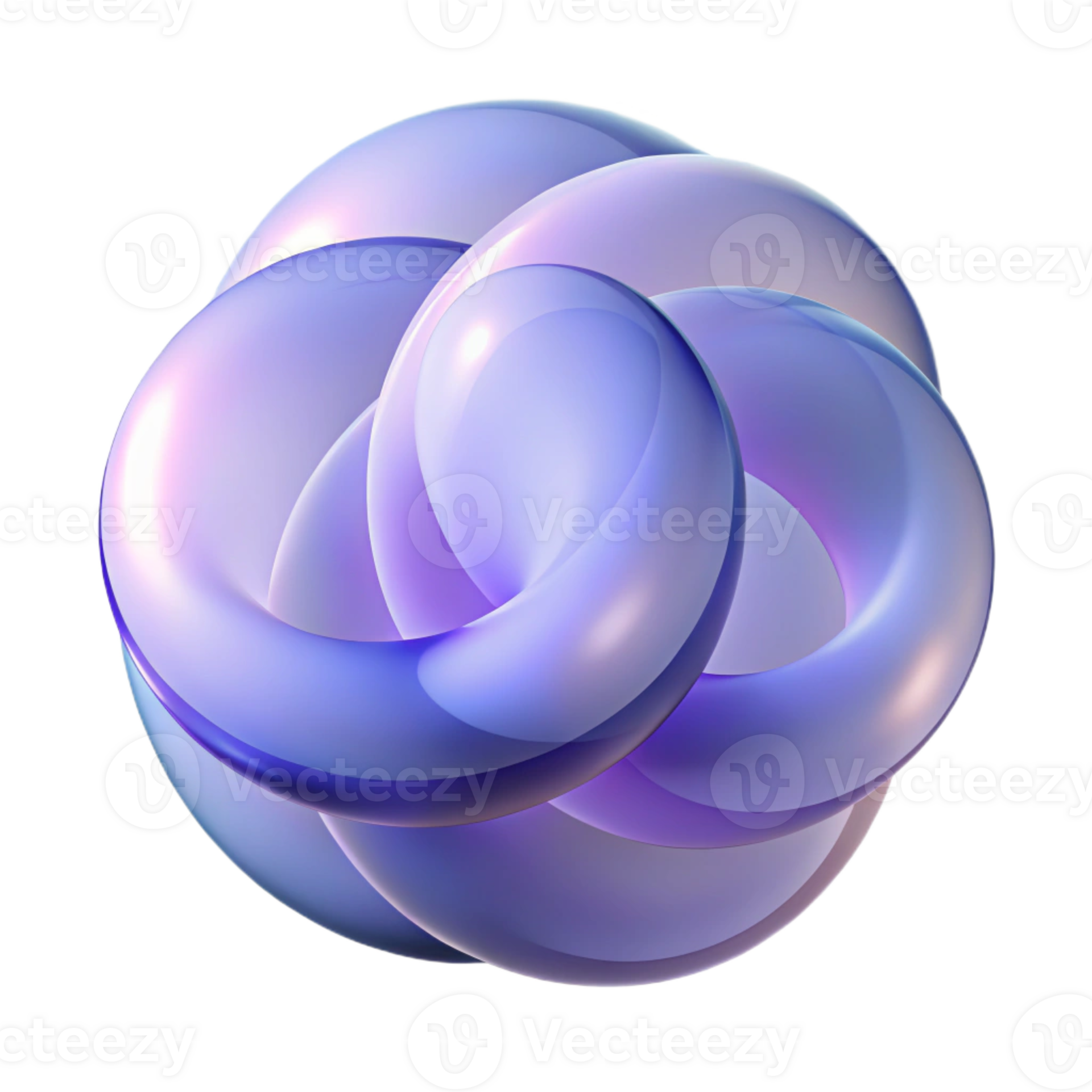 Magnificent Minimalist A Series Of Overlapping Translucent Circles Creating A Sense Of Depth