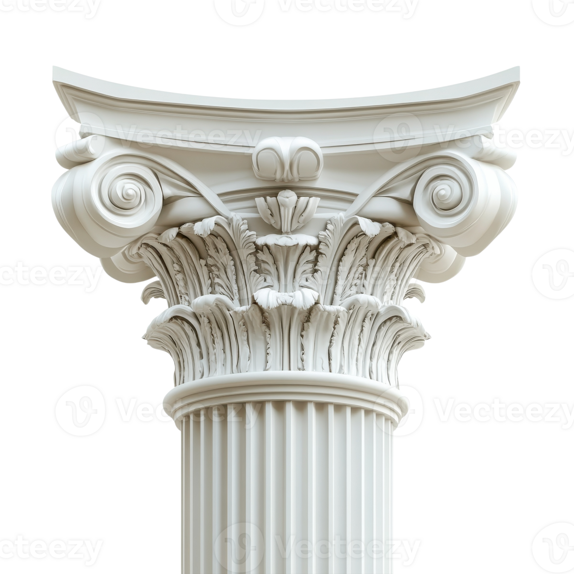Greek Column Classical Architecture on transparent background. 59319549 PNG