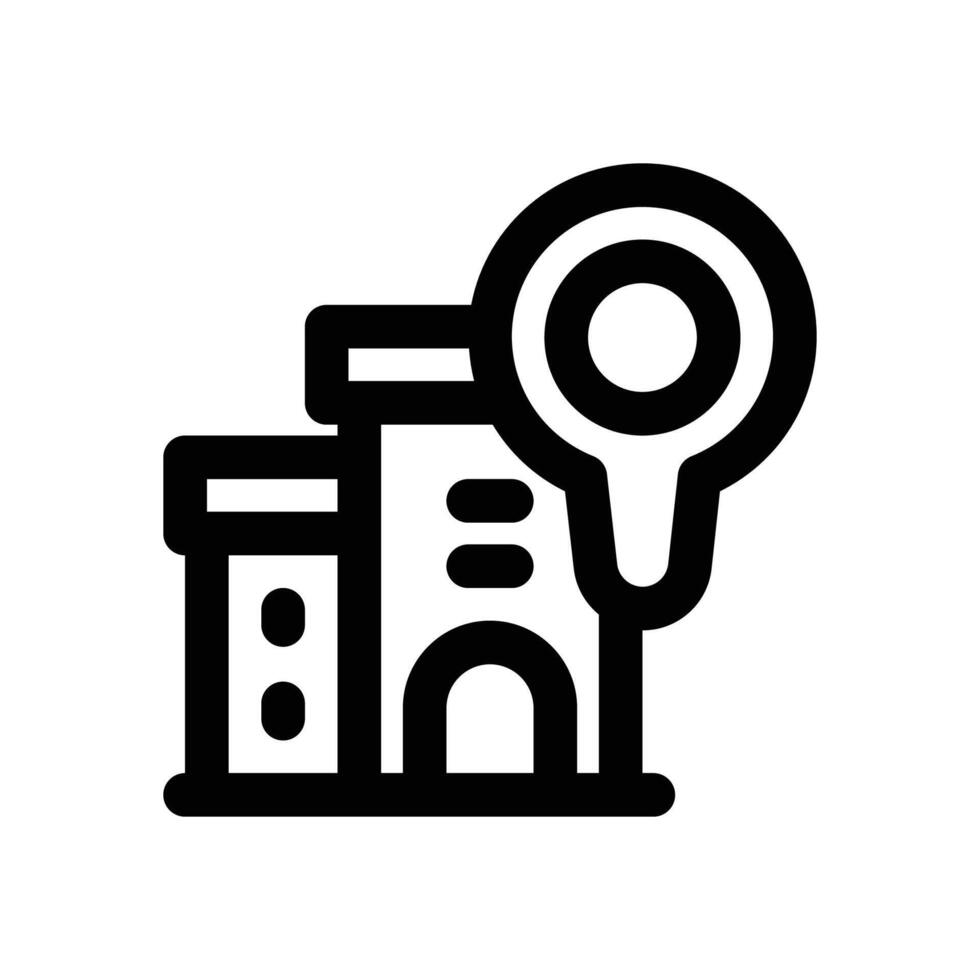 Location Line Icon Clean And Minimalist Icon For Websites Mobile Apps