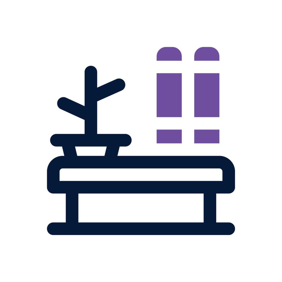 shelf dual tone icon. Sleek and modern icon for websites and mobile ...