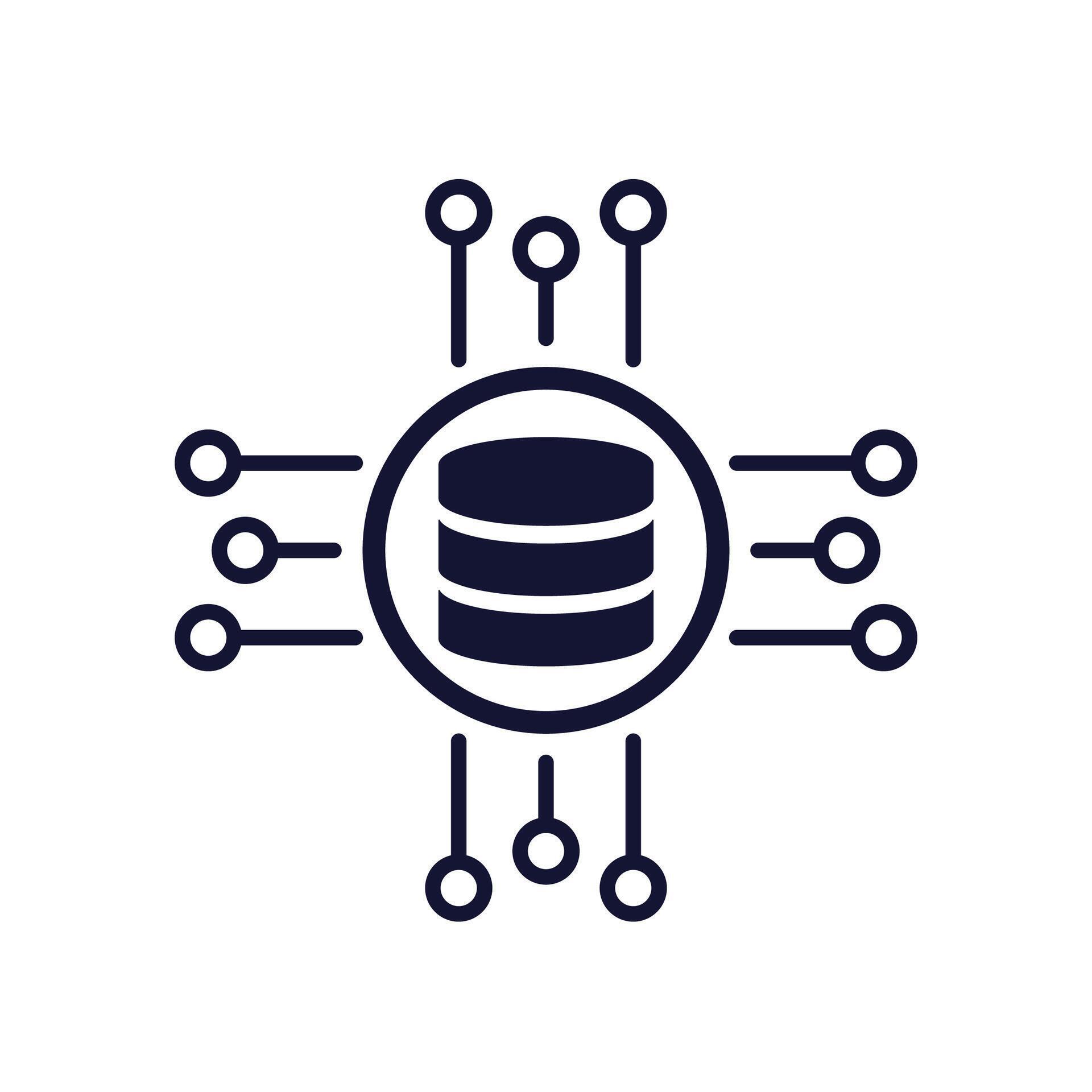 data sources icon, data management concept 59366493 Vector Art at Vecteezy