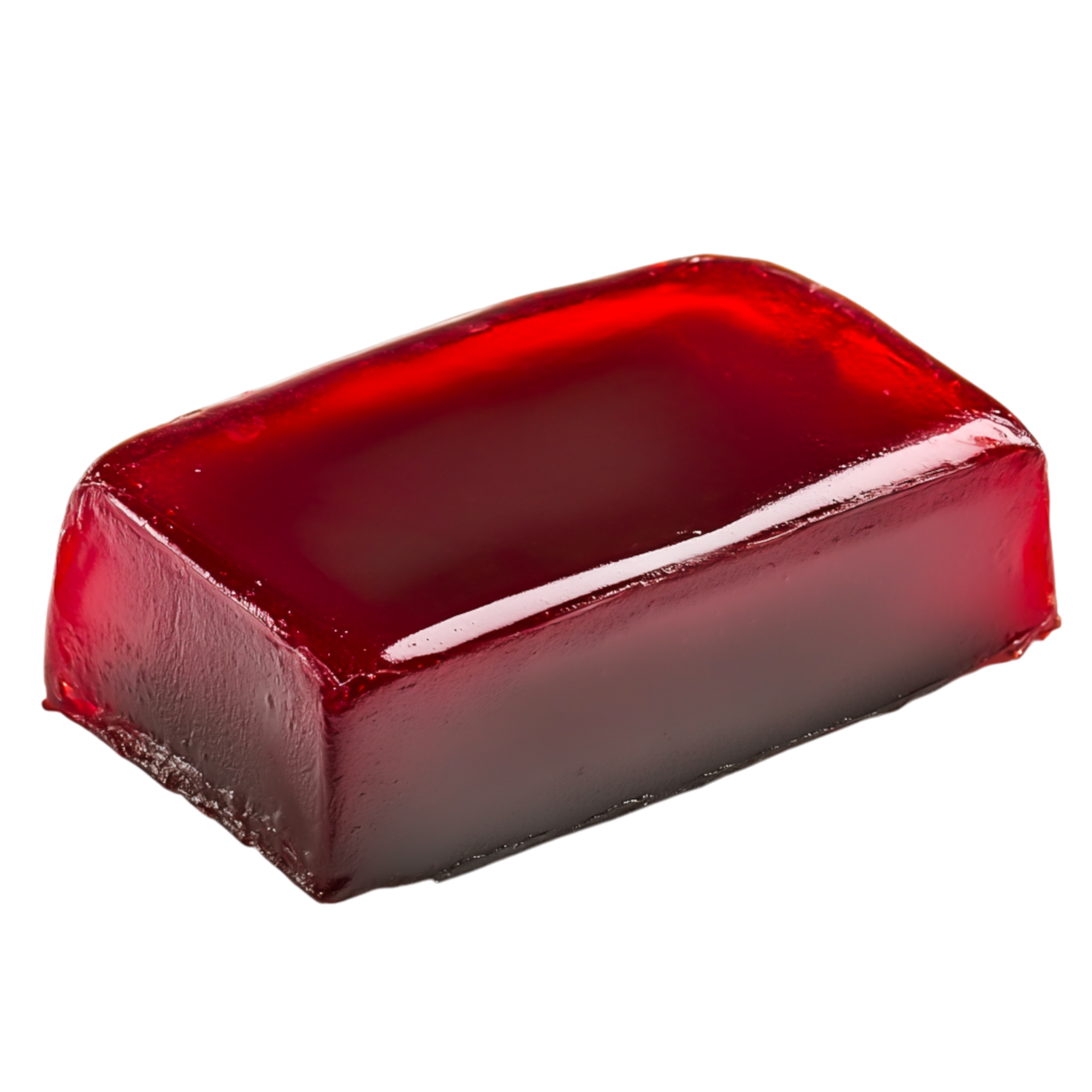 Bright Red Gelatin Dessert on for Culinary Use 59367784 PNG