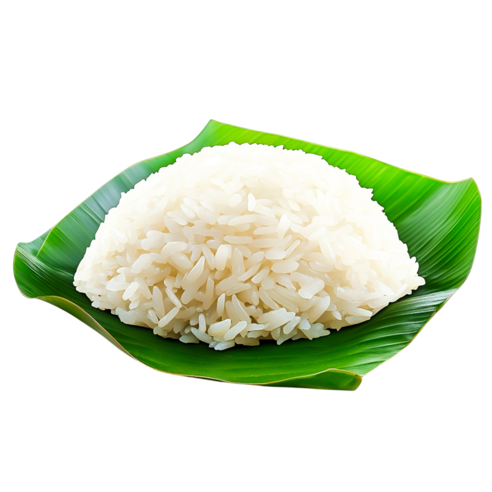 Freshly Cooked White Rice on Green Leaf Serving Plate 59368218 PNG Freshly Cooked White Rice on Green Leaf Serving Plate 59368218 PNG