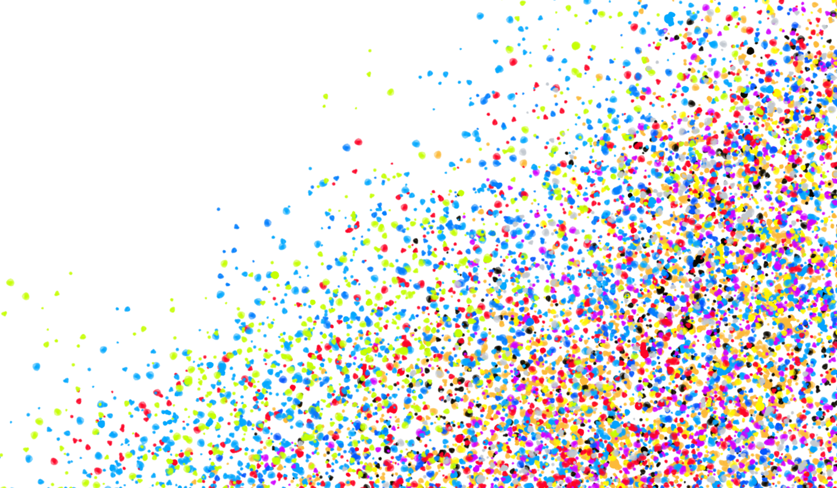 colorful confetti falling from the sky 59373687 PNG