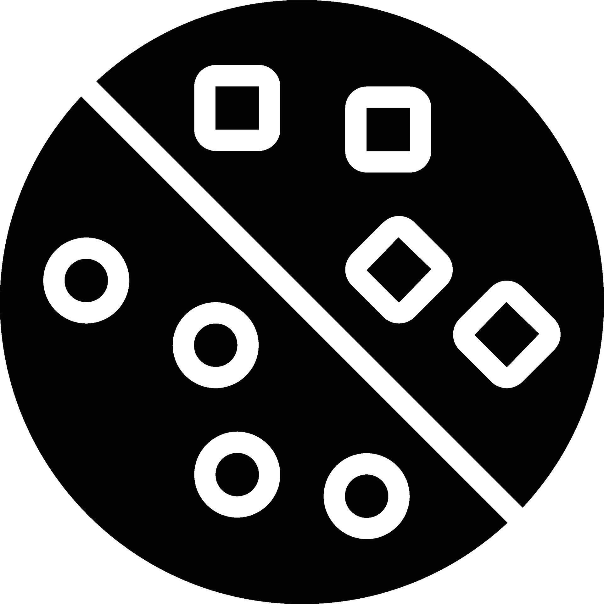 Clustering Cluster Analysis Grouping Glyph Solid Icon 59379317 Vector