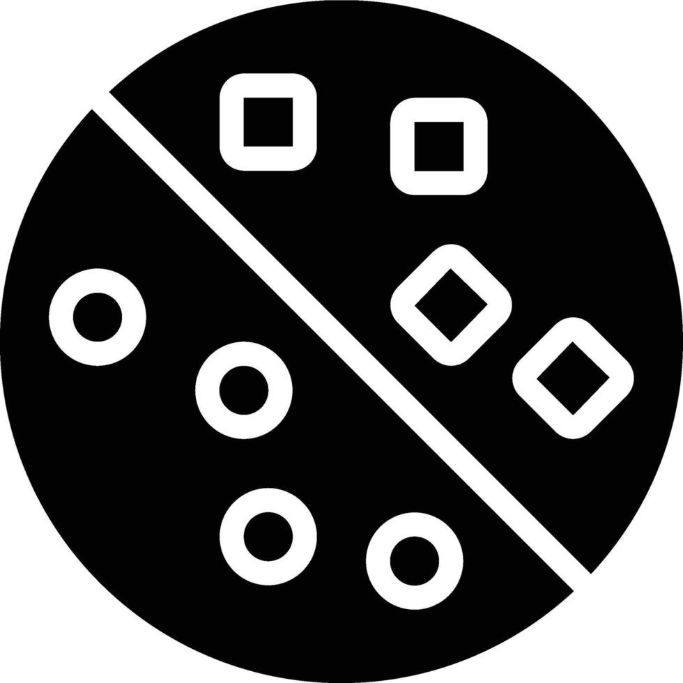 Clustering, Cluster Analysis, Grouping Glyph Solid Icon 59379317 Vector ...