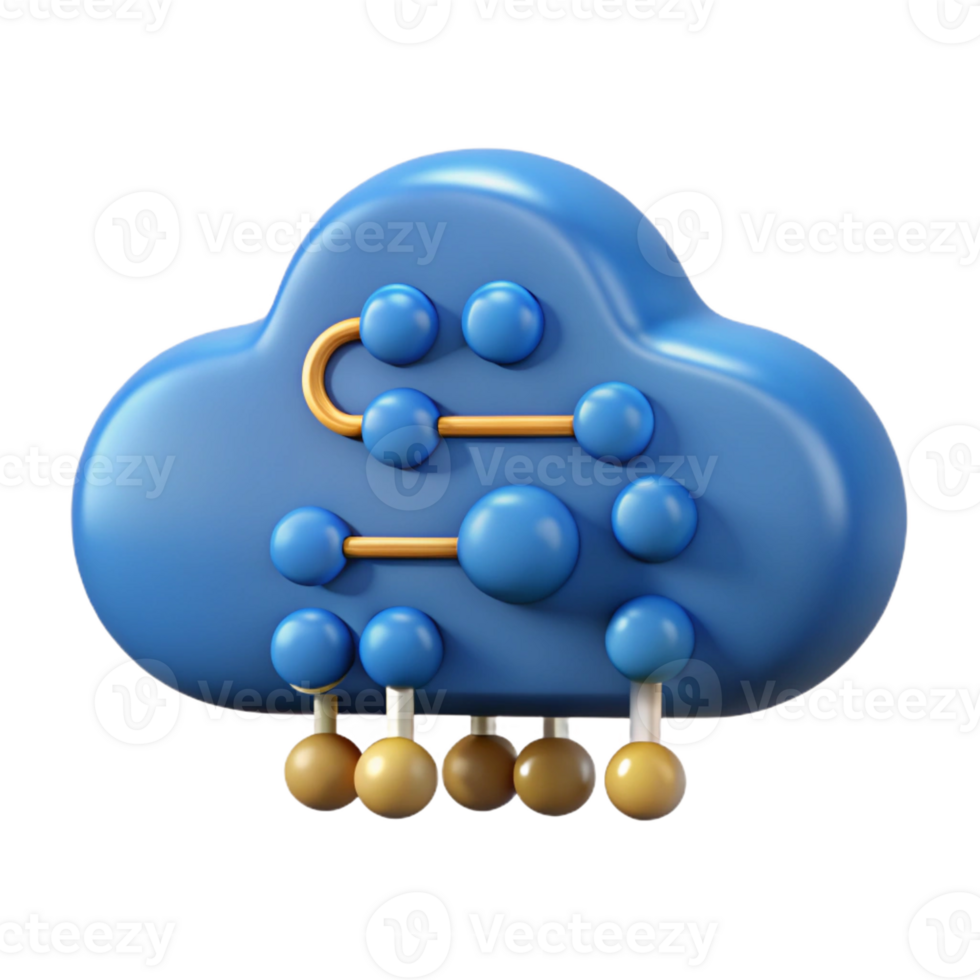 Elegant Traditional Cloud Computing Symbol Made Of Binary Code High Resolution 59402246 Png